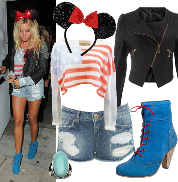 Get Ashley Tisdale’s American party girl look! - my fashion life