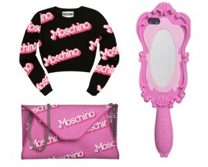 Pieces from the Barbie inspired Moschino SS15 collection can be yours ...