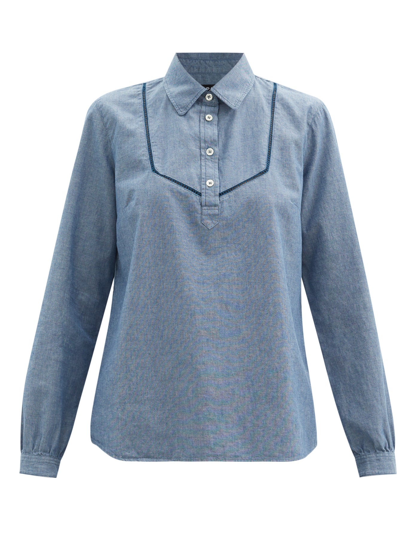 25 Denim Blouses You'll Want To Wear On Repeat