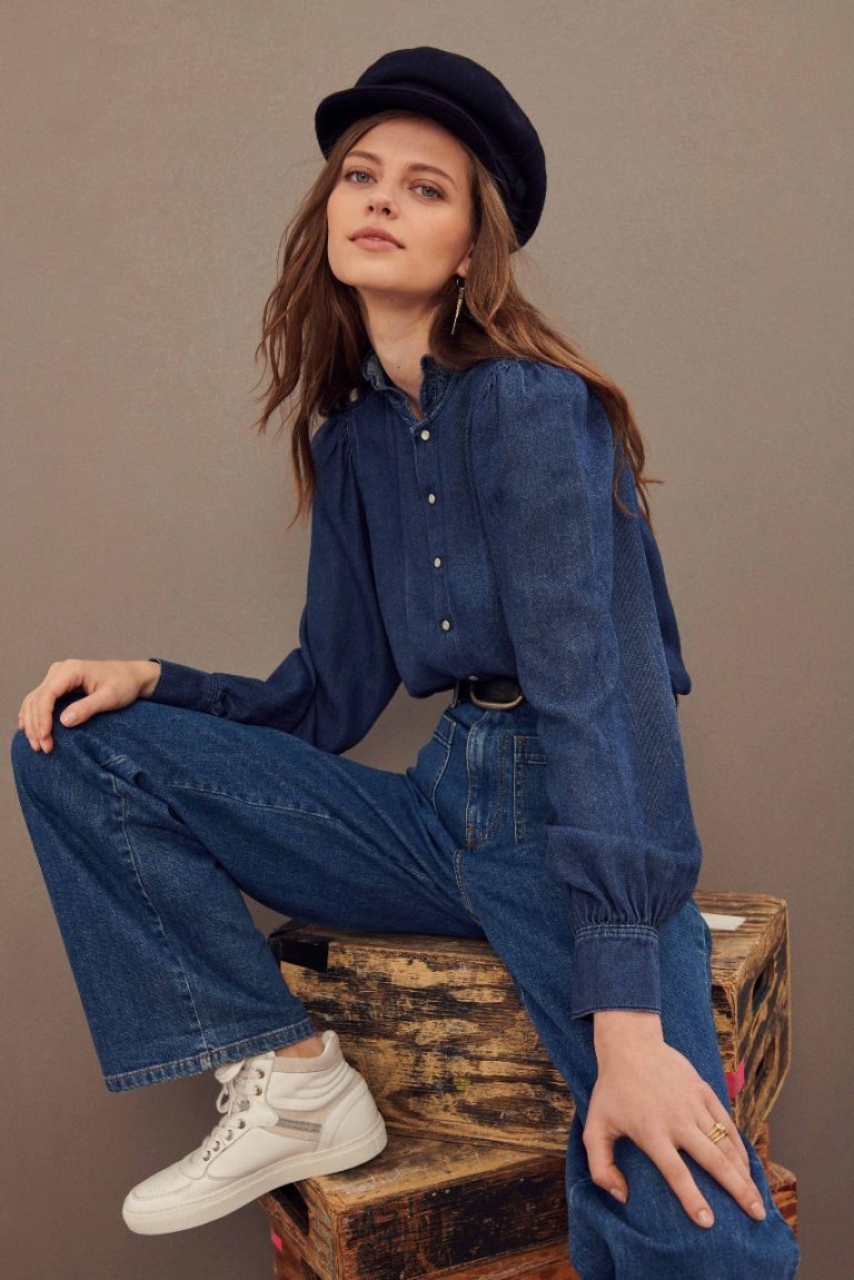 25 Denim Blouses You'll Want To Wear On Repeat