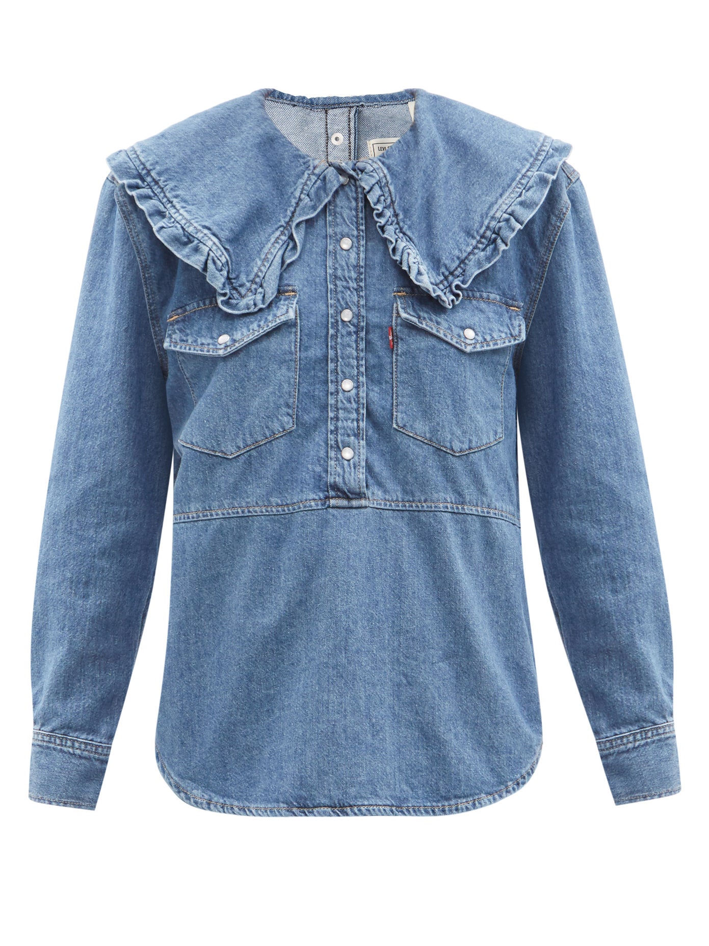 25 Denim Blouses You'll Want To Wear On Repeat