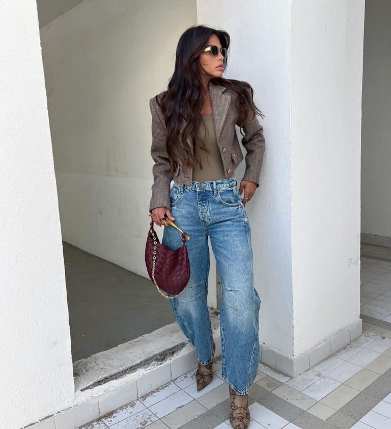 What Are Barrel Leg Jeans AND How To Wear Them?