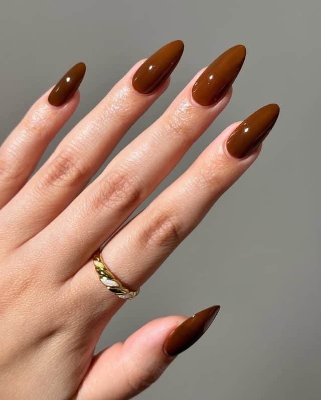 25+ Brown Nail Designs That Aren't Boring!