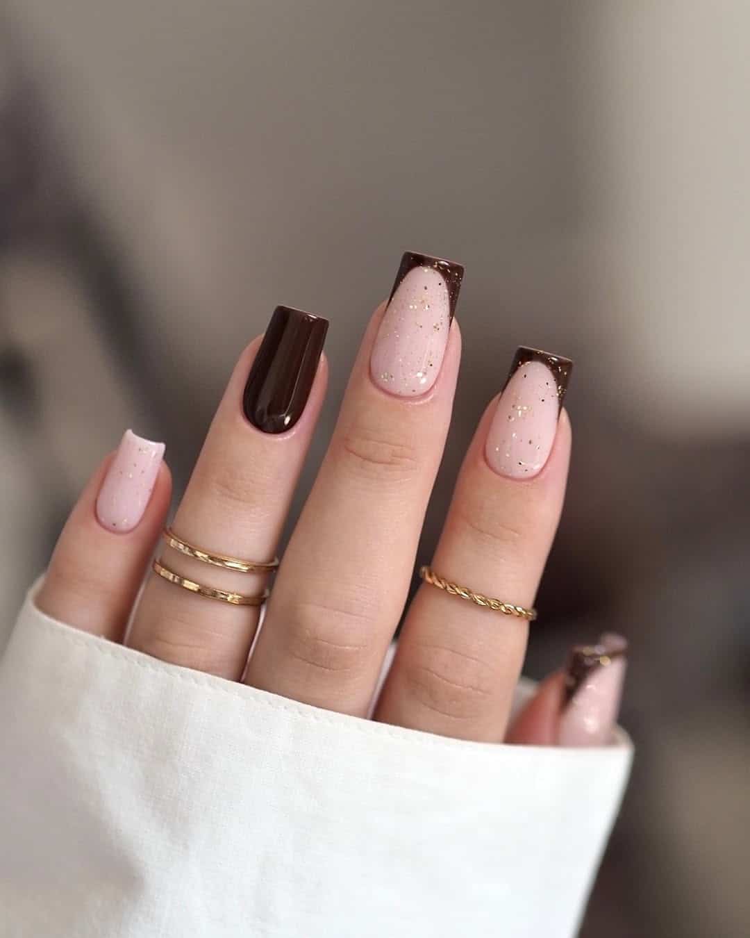 25+ Brown Nail Designs That Aren't Boring!