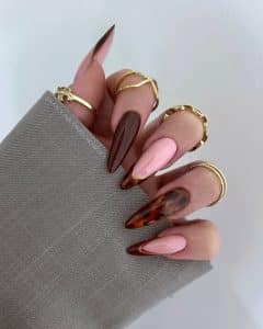 25+ Brown Nail Designs That Aren't Boring!