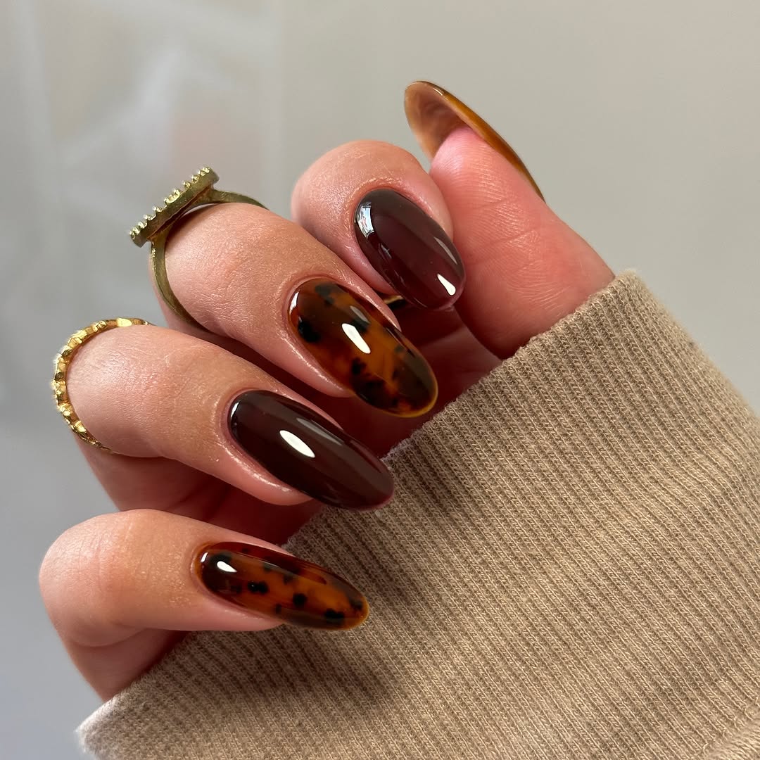 25+ Brown Nail Designs That Aren't Boring!